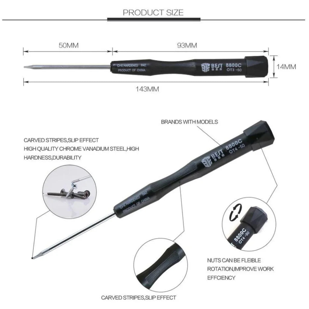 10-Piece Precision Screwdriver Set For Best Bst 8800C Repair – Home My ...