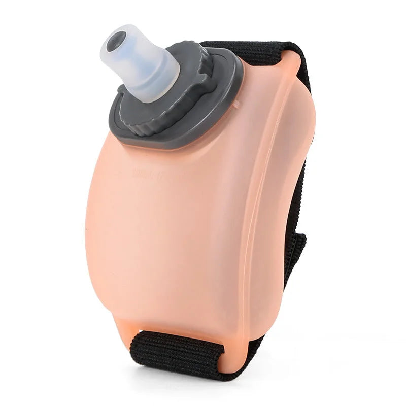 2-Pices Orange Ergonomic Wearable Hydration Flask - Hands-Free Wrist W ...