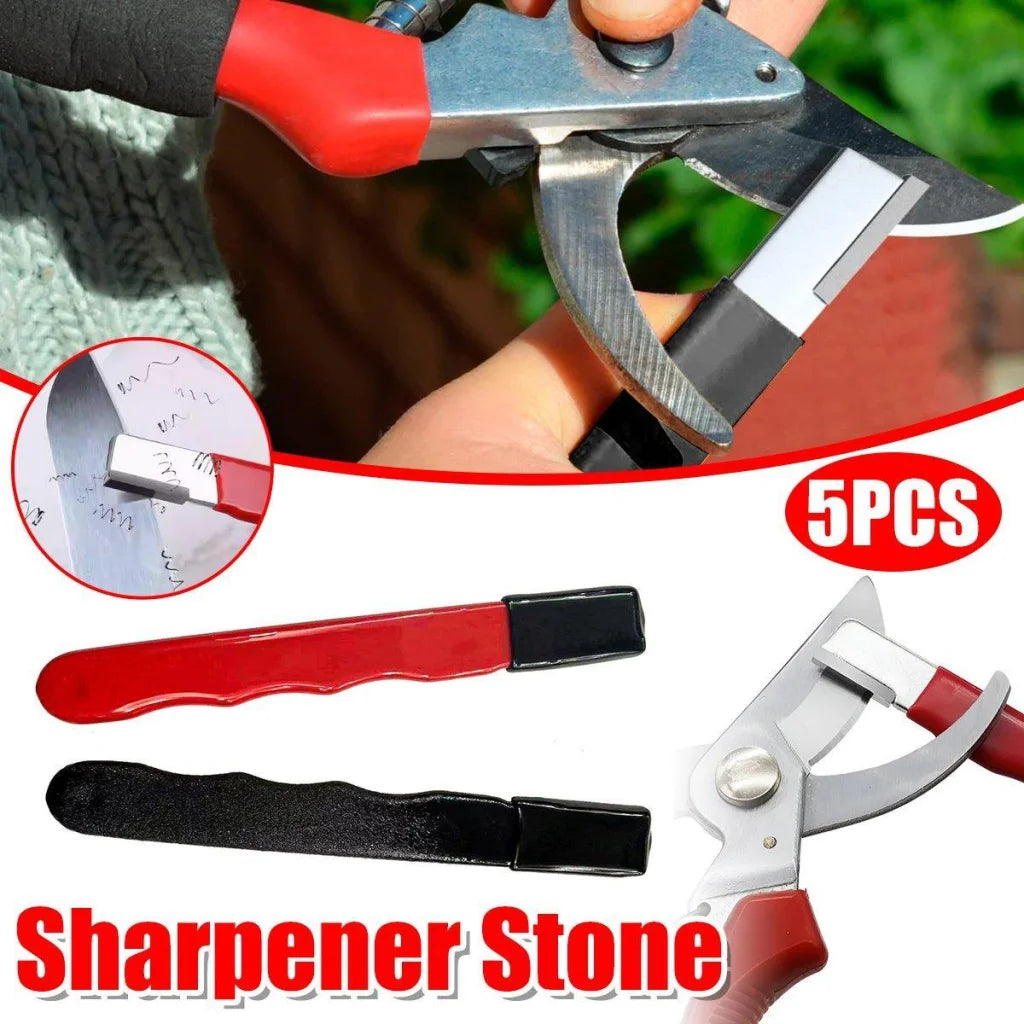 5pcs Handheld Garden Tool Knife Sharpener Quick Pocket Blade Carbide S ...