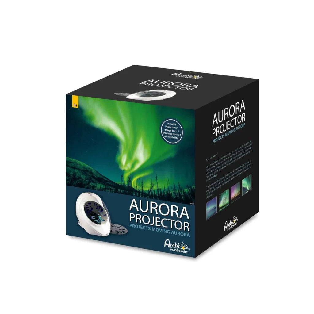 Aurora Projector Moving Night Light 8 Colour Mode - Kids Learning Toy ...