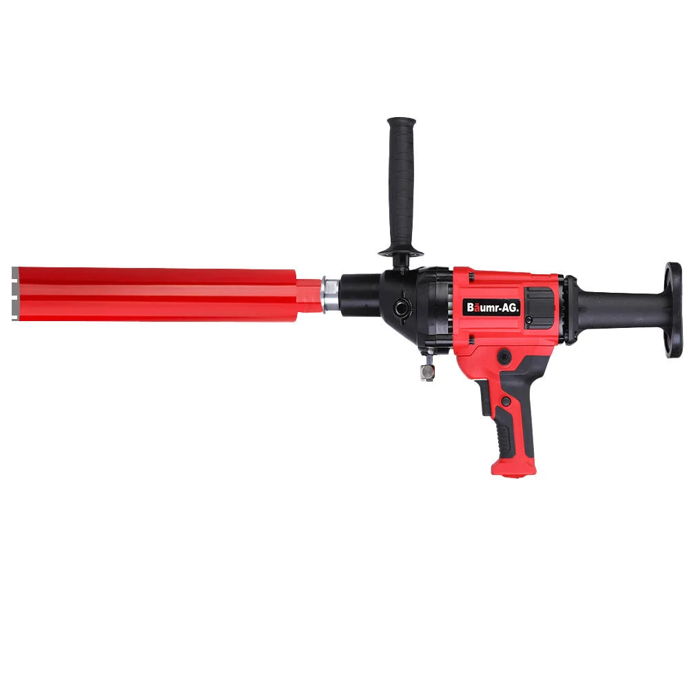 BAUMR-AG 1800W 120mm Handheld Core Drill & 76mm Diamond Drill Bit Comb ...