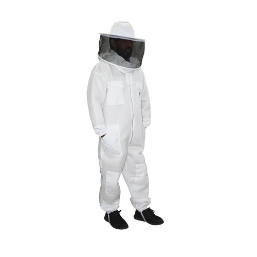 Beekeeping Bee Suit 2-Layer Mesh Ultra Cool & Lightweight Round Head S ...