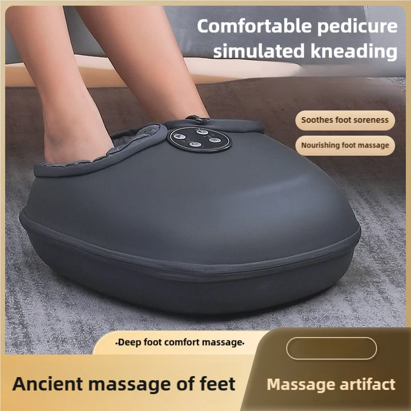 Compact Foot Massager with Heat and Timer - Deep Kneading Therapy ...