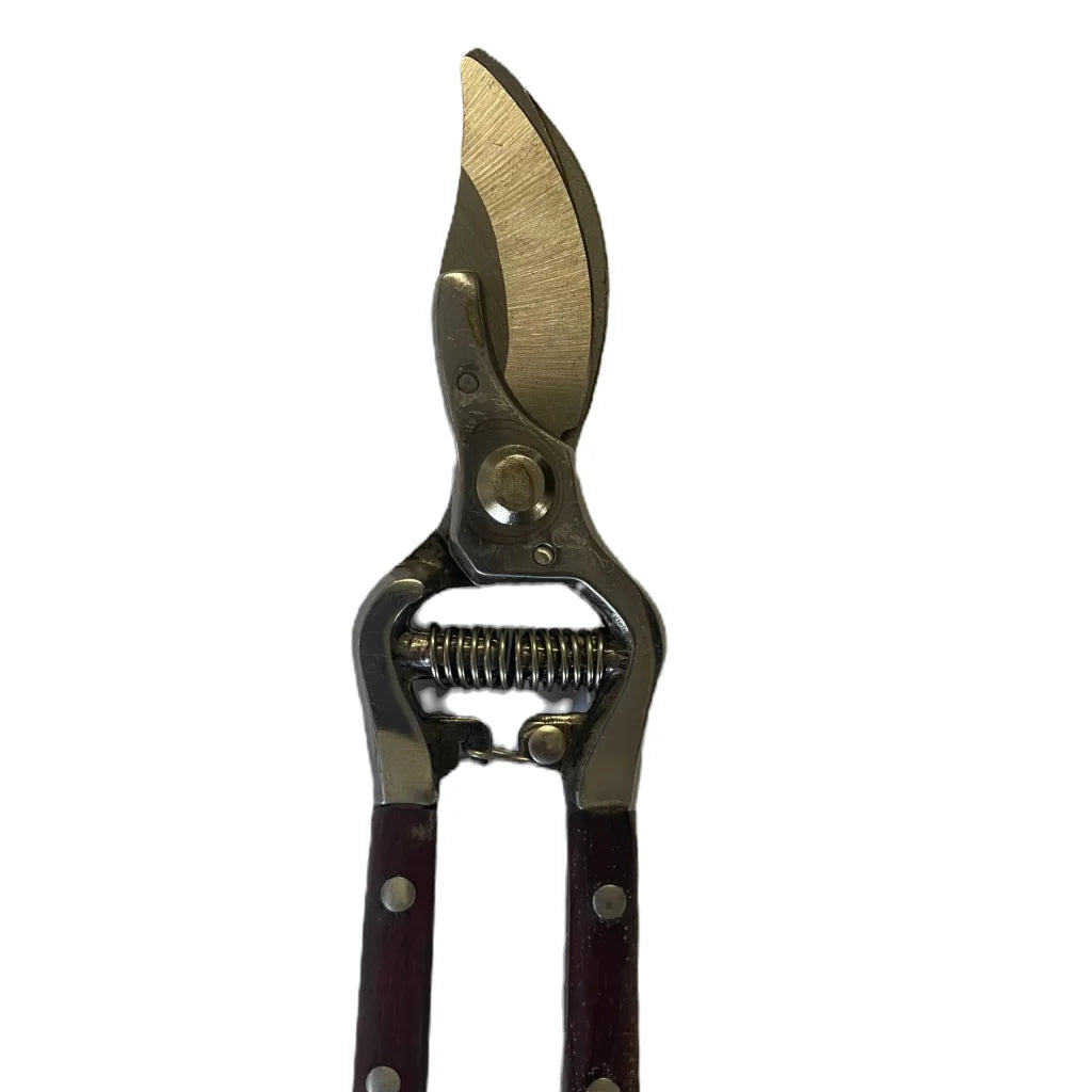 Curved Pruning Shears | Wood & Metal Handle – Home My Garden