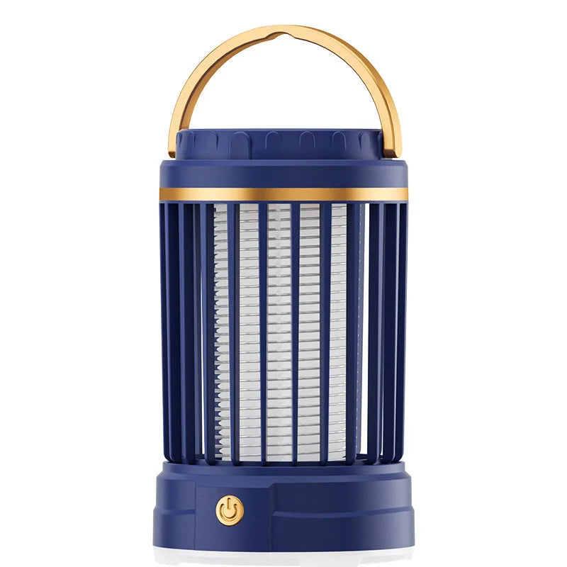 Dark Blue Portable 3-in-1 Electric Mosquito Zapper Lamp - UV Bug Kille ...