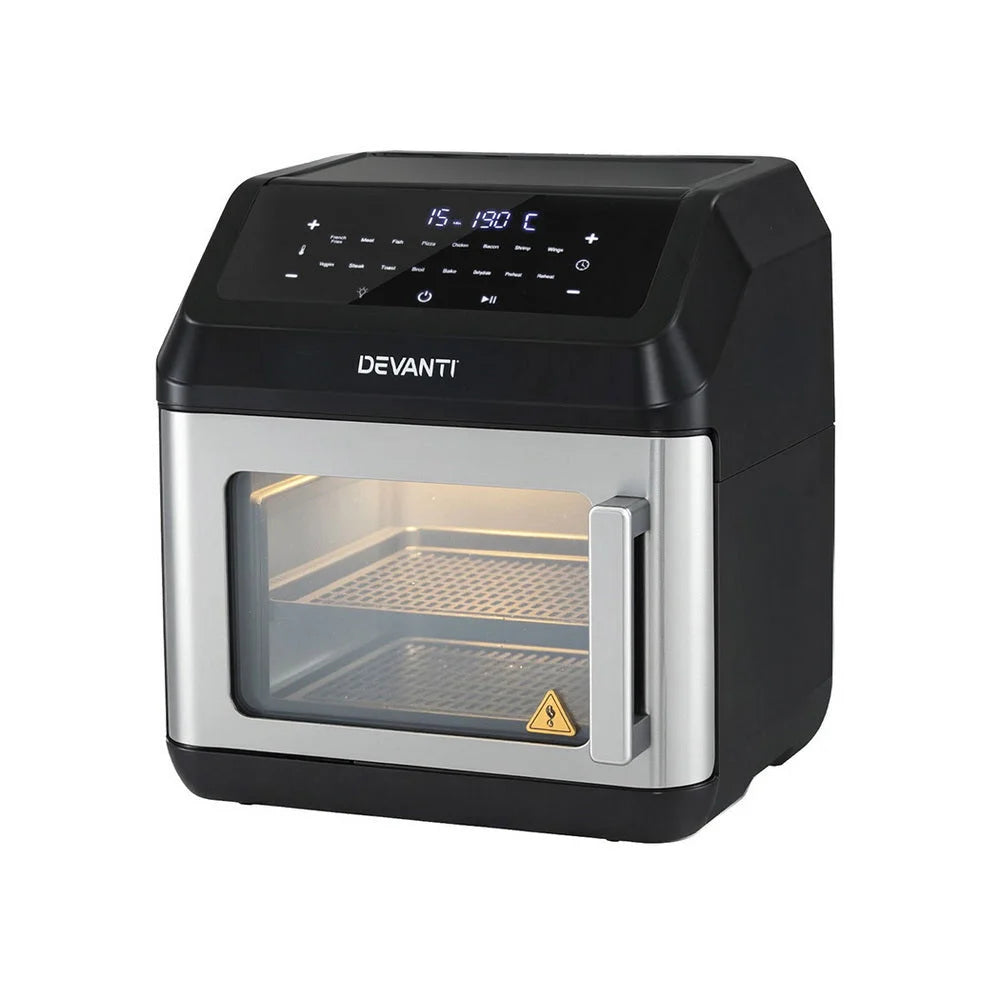 Devanti Air Fryer 13L LCD Fryers Oven – Home My Garden
