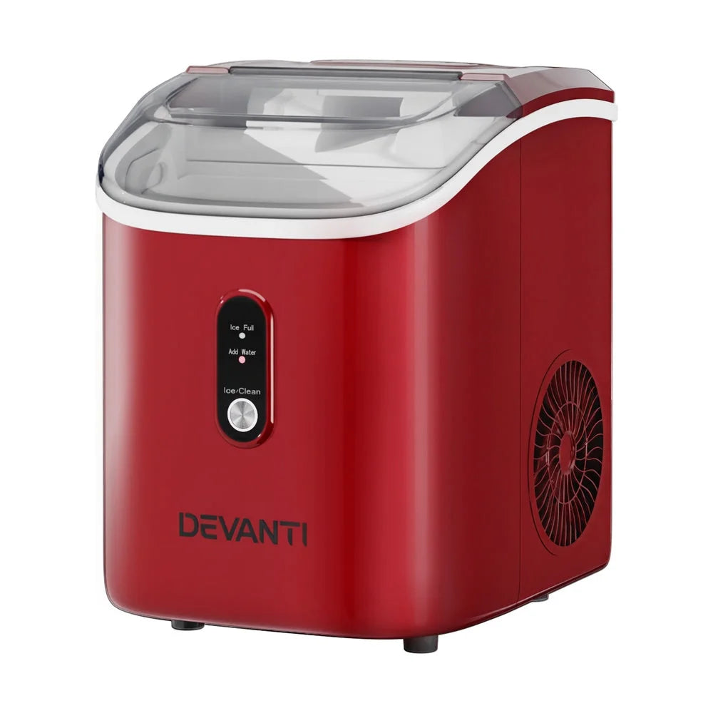 Devanti Ice Maker Machine 15kg Nugget Chewable Ice Cube – Home My Garden