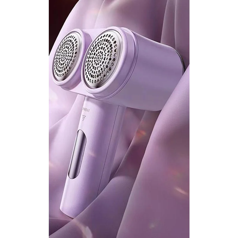 Dual-Head Electric Lint Remover - USB-C Rechargeable, LED Display, 6-S ...