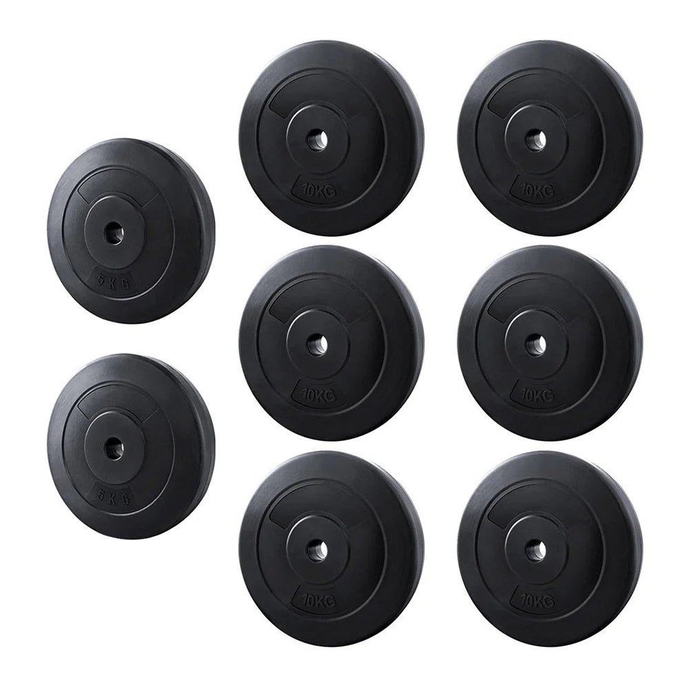 Everfit 70kg Barbell Weight Plates Standard Home Gym Press Fitness Exe ...