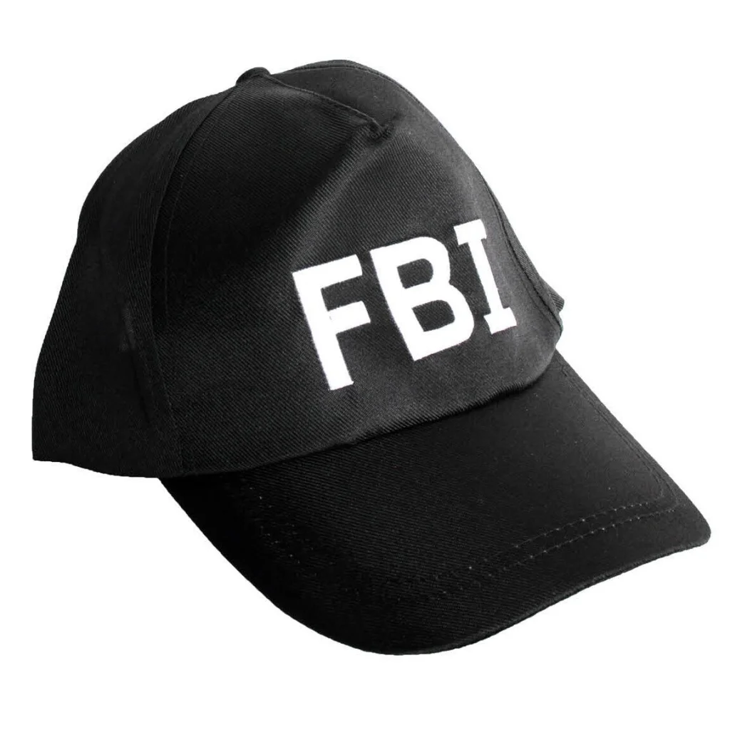 FBI HAT Costume Party Gag Funny Party Accessory Police Cap Military Fa ...