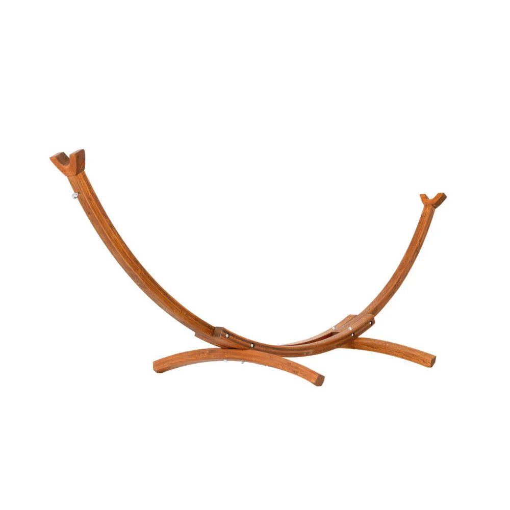 Gardeon Hammock Bed Stand Larch Wood 315cm Length – Home My Garden