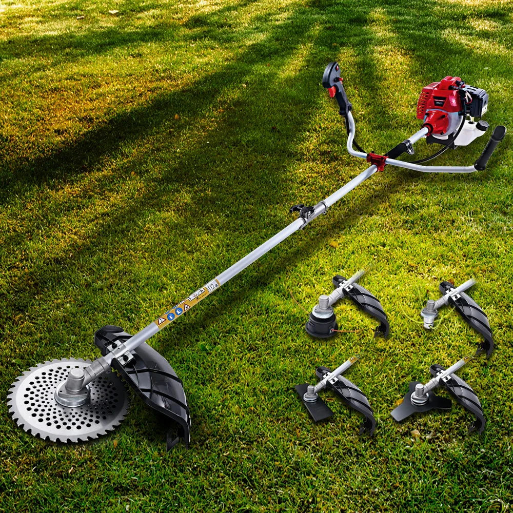 Giantz Pole Chainsaw 7in1 Petrol Circular Saw Hedge Trimmer Cutter Whi ...