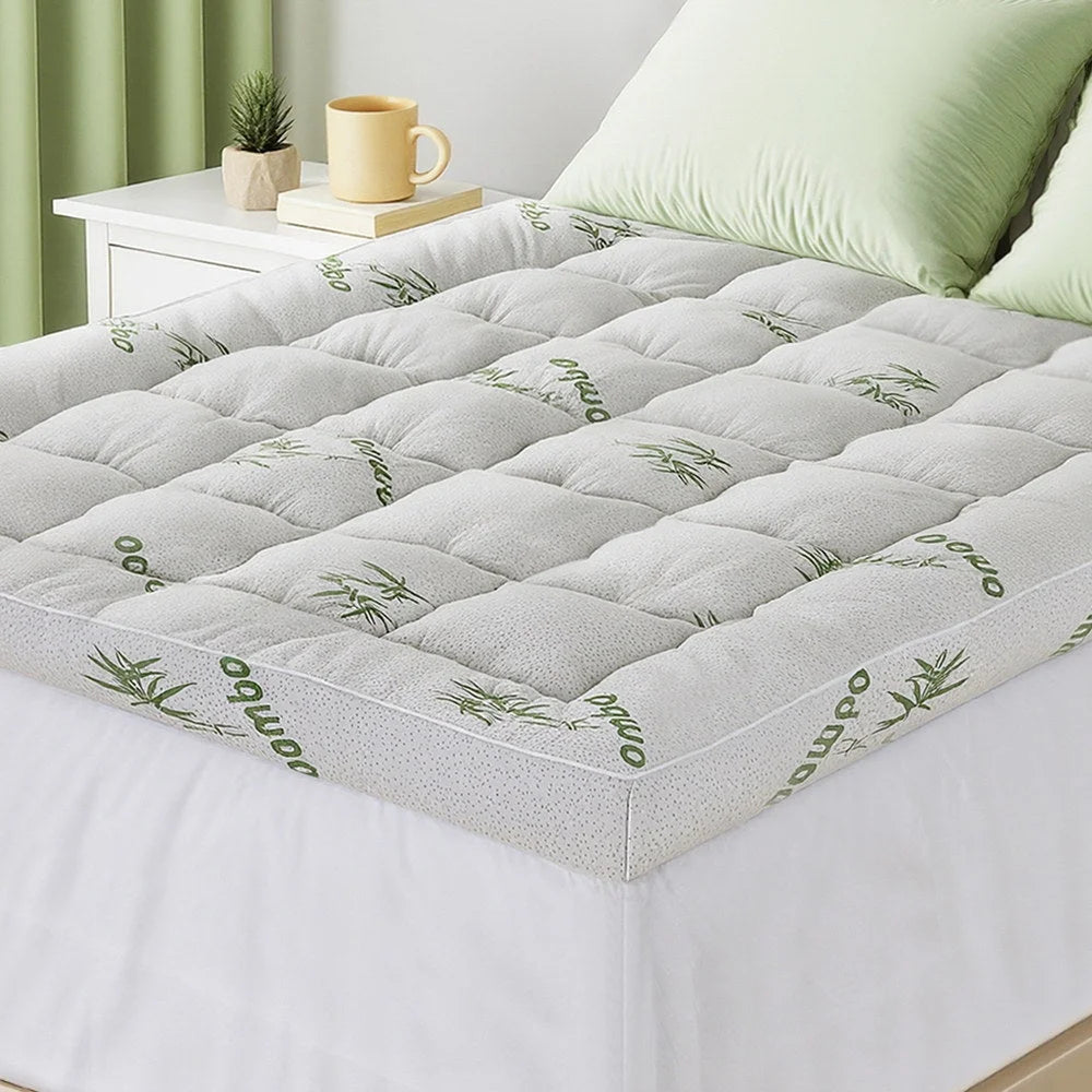 Giselle Mattress Topper 11cm Pillowtop toppers Bamboo Double – Home My ...