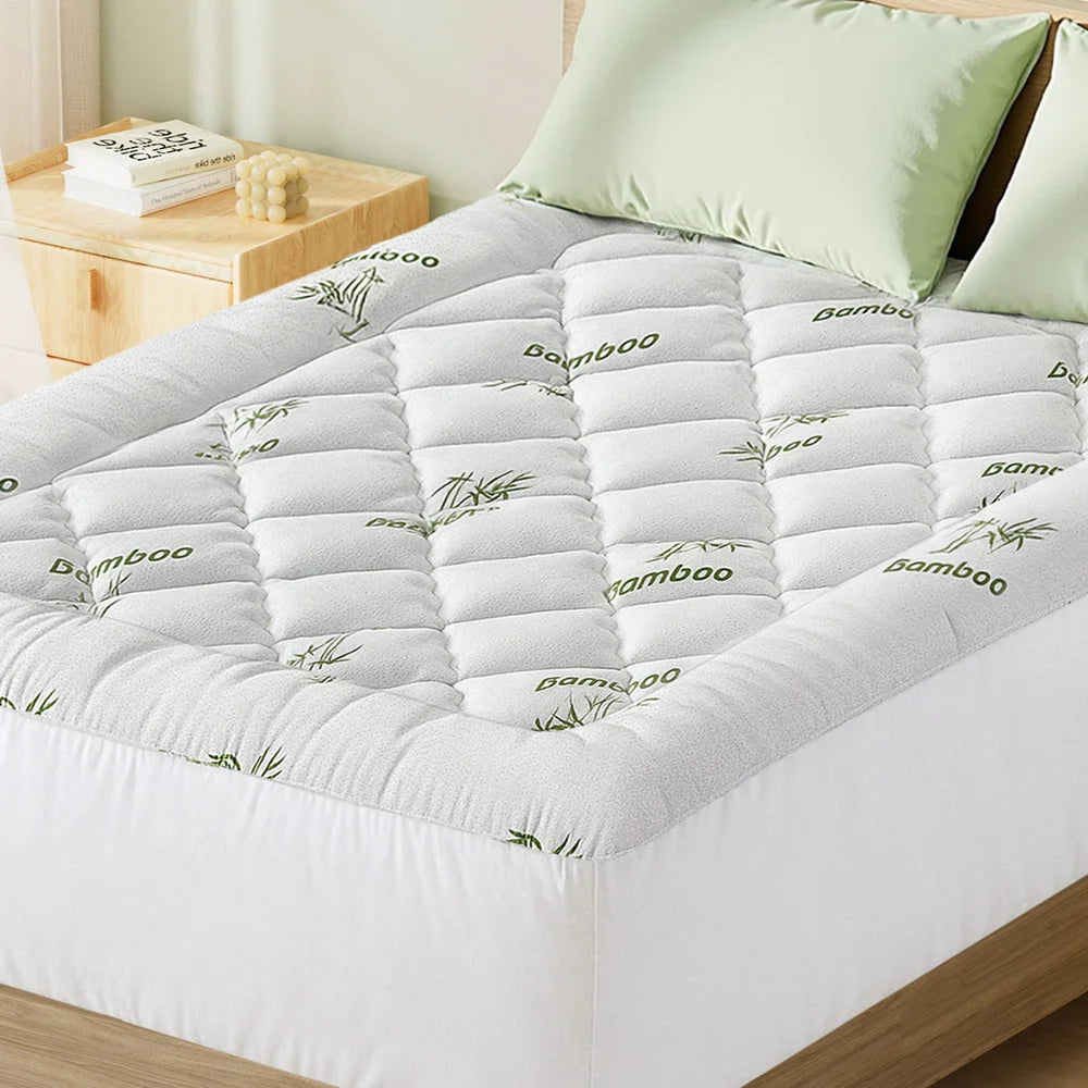 Giselle Mattress Topper 5cm Pillowtop toppers Bamboo Double – Home My ...