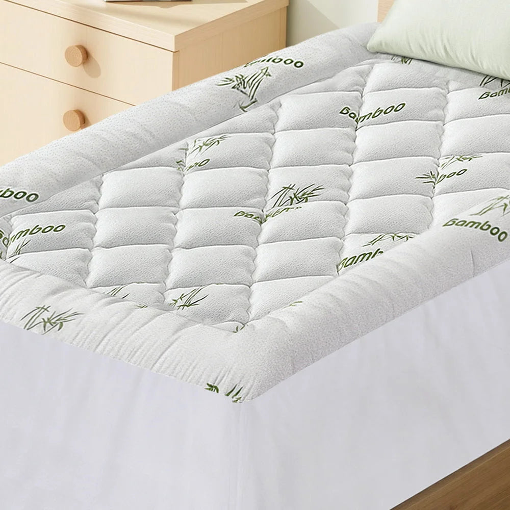 Giselle Mattress Topper 5cm Pillowtop toppers Bamboo Single – Home My ...