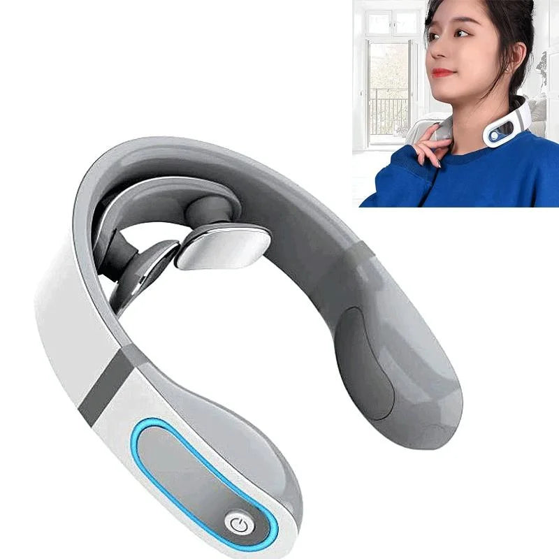 Hot Compress Shoulder & Neck Massager 2 Ends White – Home My Garden