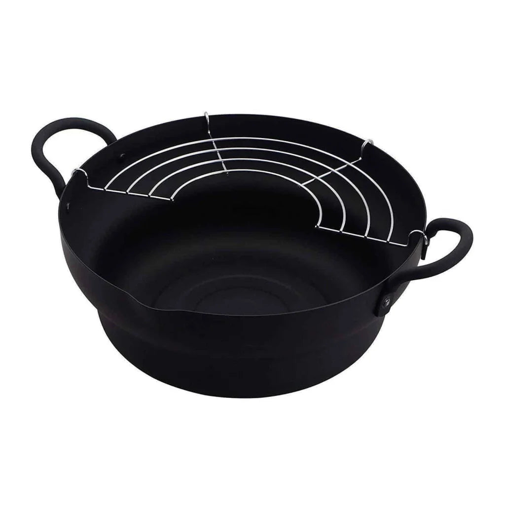 Iron Tempura Deep Fry Pot Takumi Japan Induction Compatible - 24cm ...