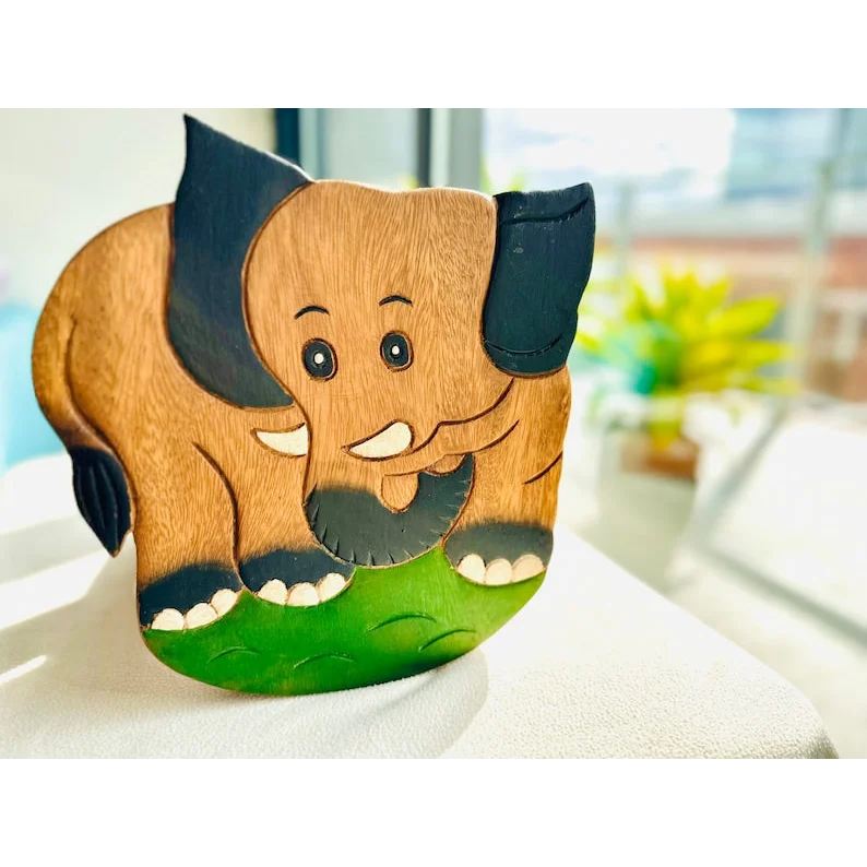 Kids Furniture stool chair elephant theme – Home My Garden