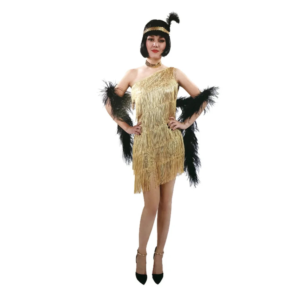 Ladies Flapper Costume Charleston Gatsby Chicago Fancy Dress Party 192 ...