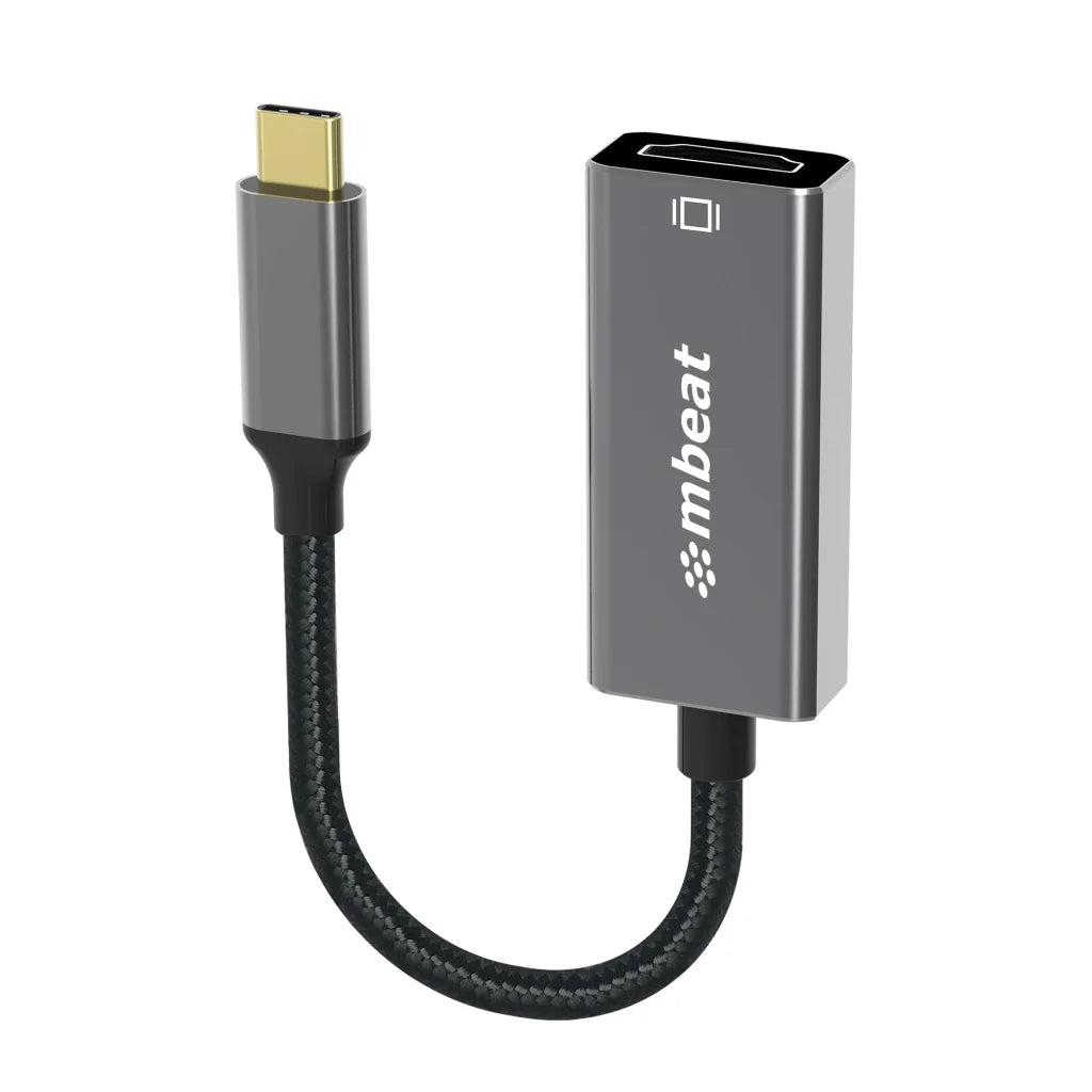 MBEAT Tough Link 1.8m 4K USB-C to Display Port Cable - Converts USB-C ...