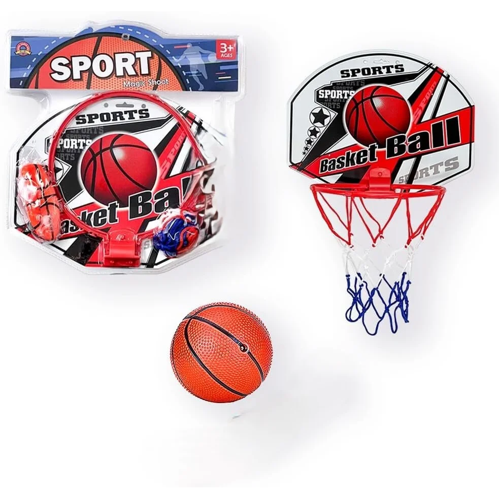 Mini Basketball Hoop Ring Kids Toy Children Door Indoor Hang Backboard ...
