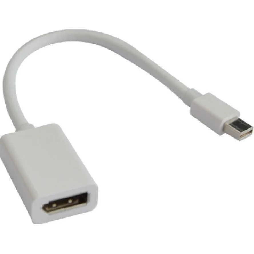 Mini DisplayPort to DisplayPort Adapter ASTROTEK 20-Pin Male to Female ...