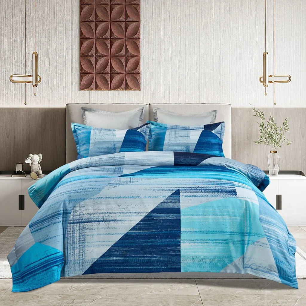 Mondrian Quilt Cover Set - Queen Size – Home My Garden