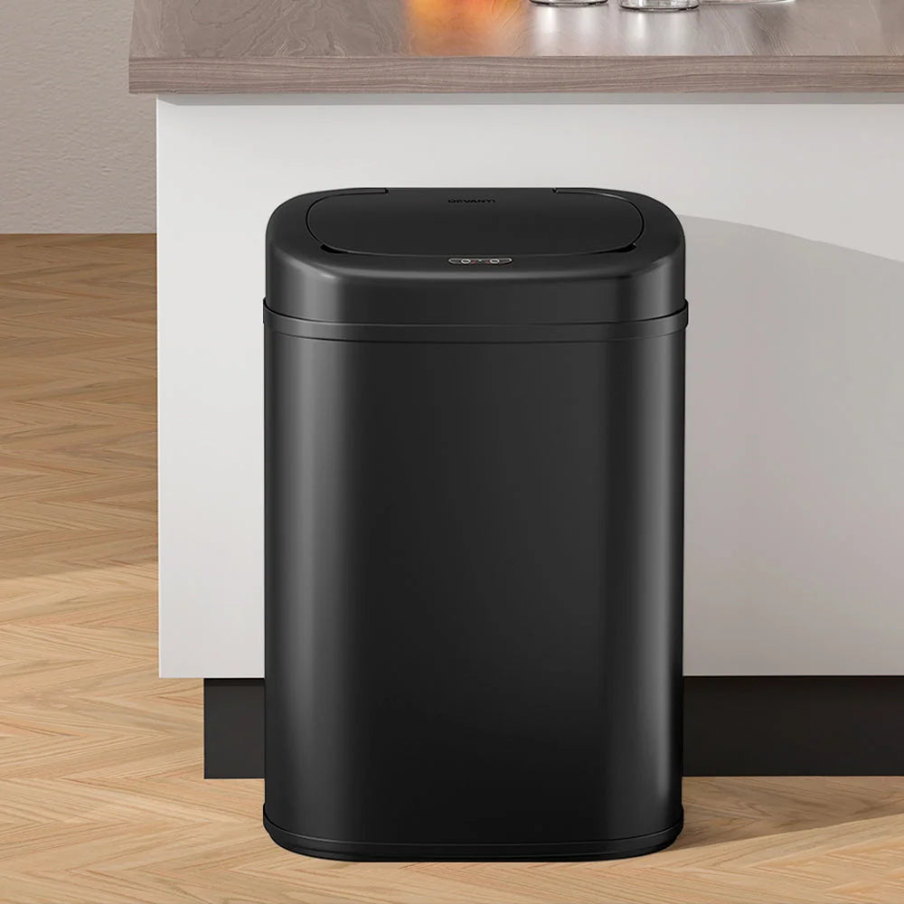 Motion Sensor Bin 82L Rubbish Automatic - Black – Home My Garden