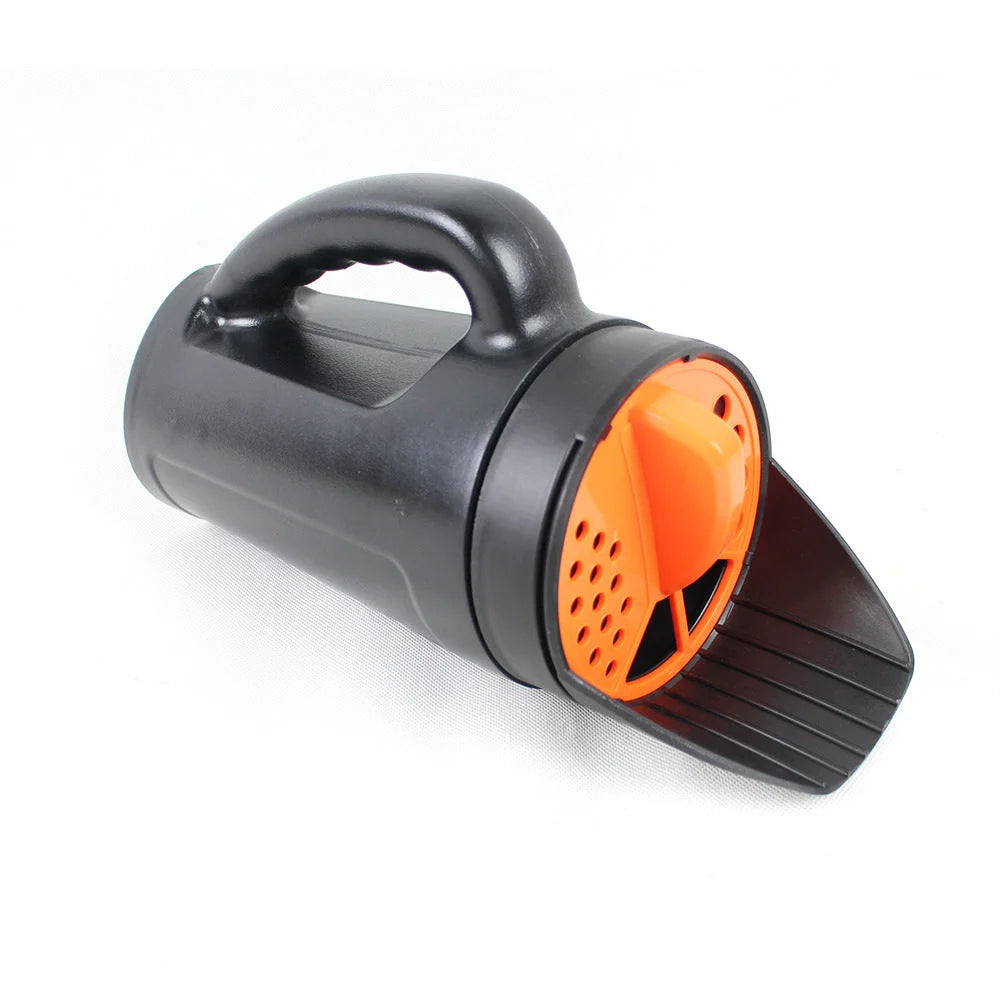 Orange with Black Premium Garden Seeder - Versatile Seed and Salt Spre ...