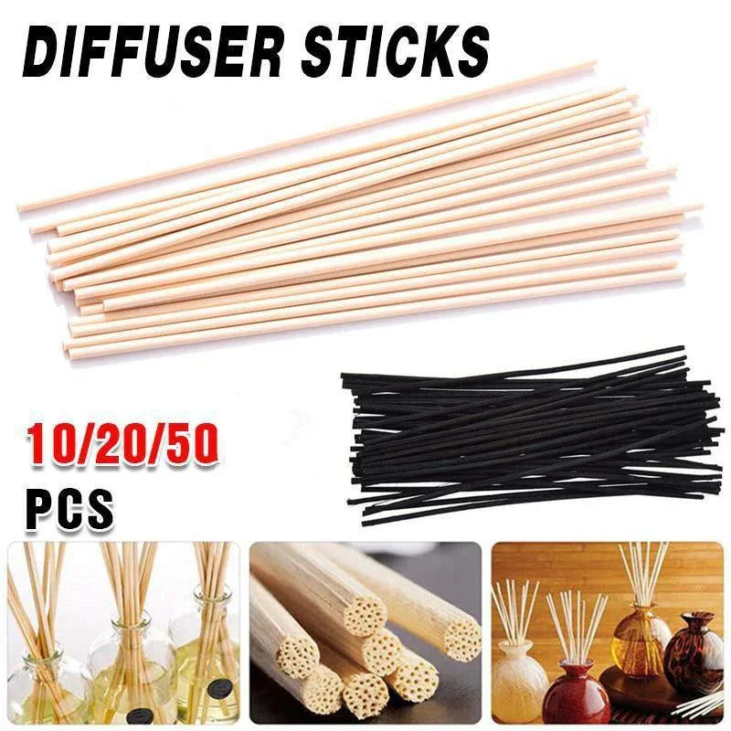 Premium Quality Reed Diffuser Reeds Rattan Stick 3x260mm Wood Colour ...