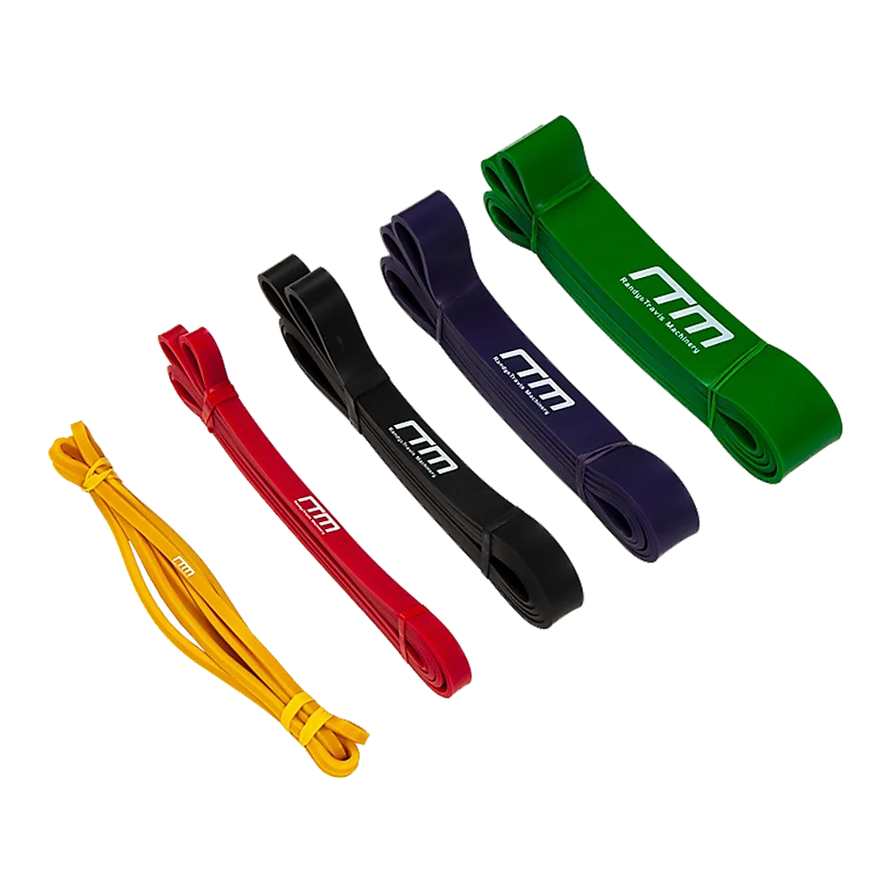 Resistance Band Loop Set of 5 Heavy Duty for Gym, Yoga, Workout – Home ...
