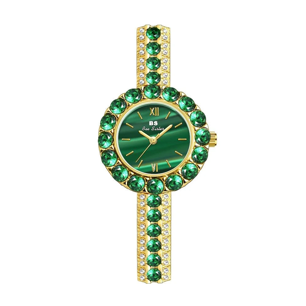 Retro Malachite Texture Watch for Women - Small and Elegant - Gold ...