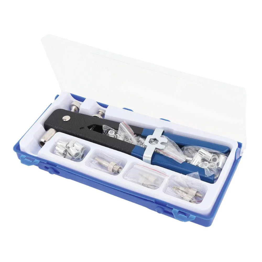 Rivet Kit 106 Pcs Threaded Nutsert Rivnut Nut Riveter Setter Rivets Bo ...