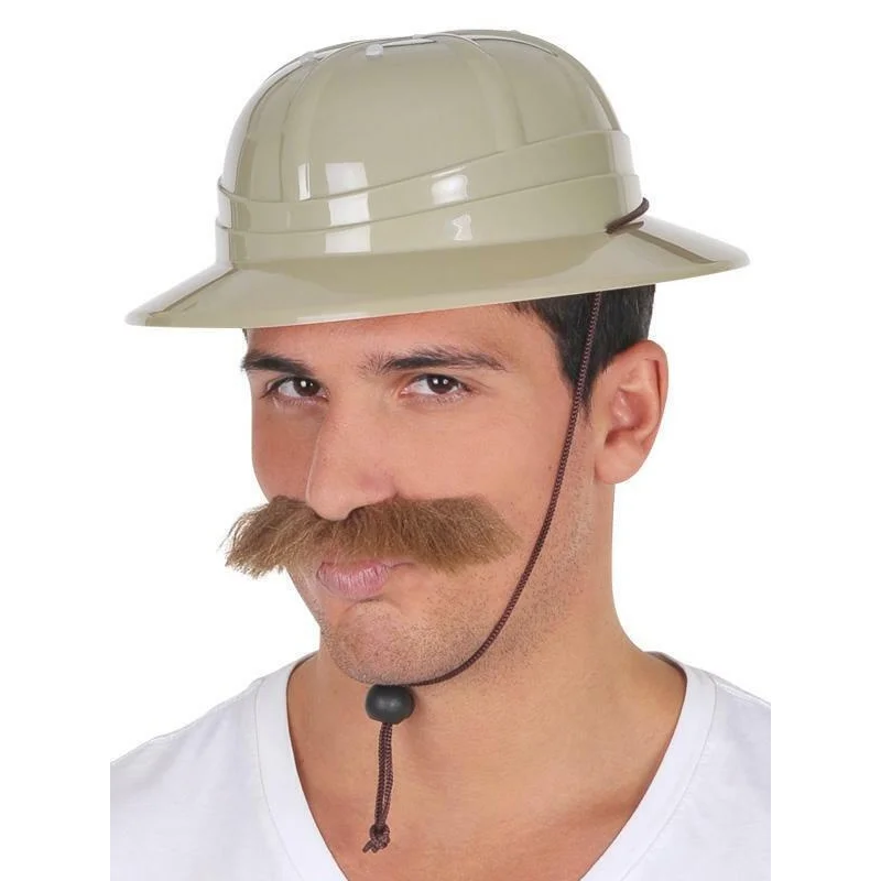 SAFARI HAT Camping Pith Helmet Solid African Hunter Jungle Costume Par ...
