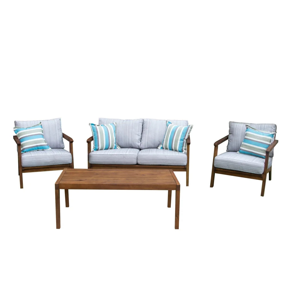 Saigon Lounge Set 4 Pieces – Home My Garden