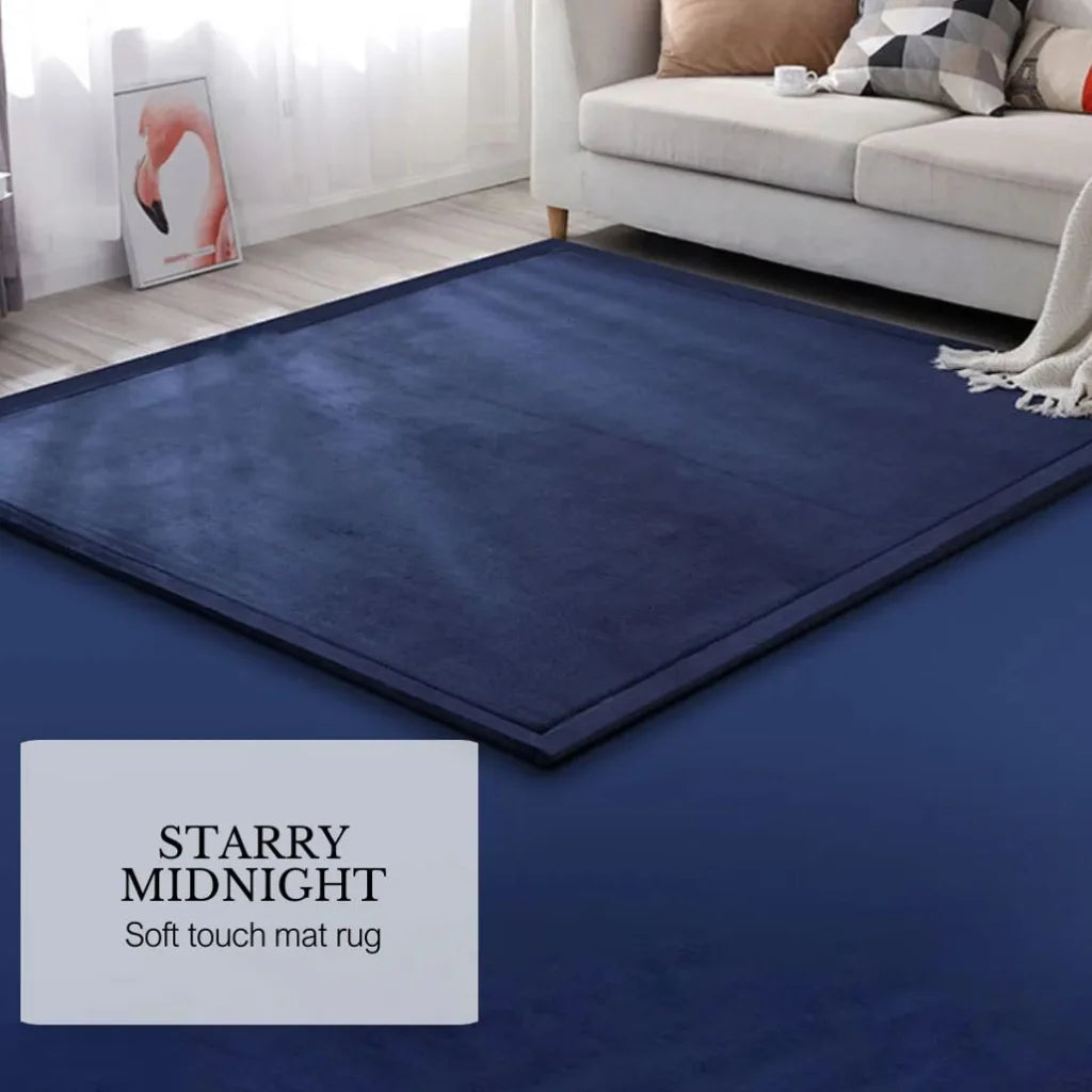 Soft Touch Ultra Plush Memory Foam Tatami Midnight Blue Mat - 200x300 ...