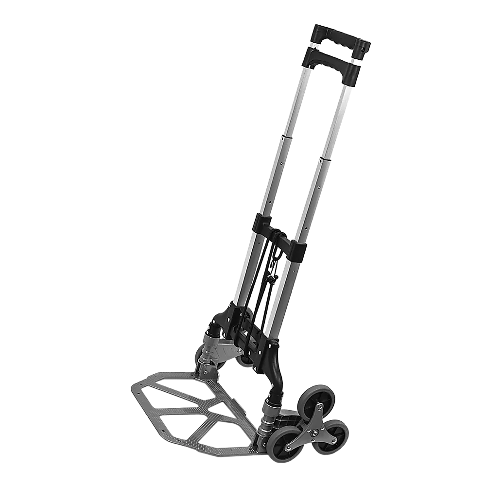Stair Climbing Trolley 6 Wheels Aluminium Folding Hand Cart Climb Step ...