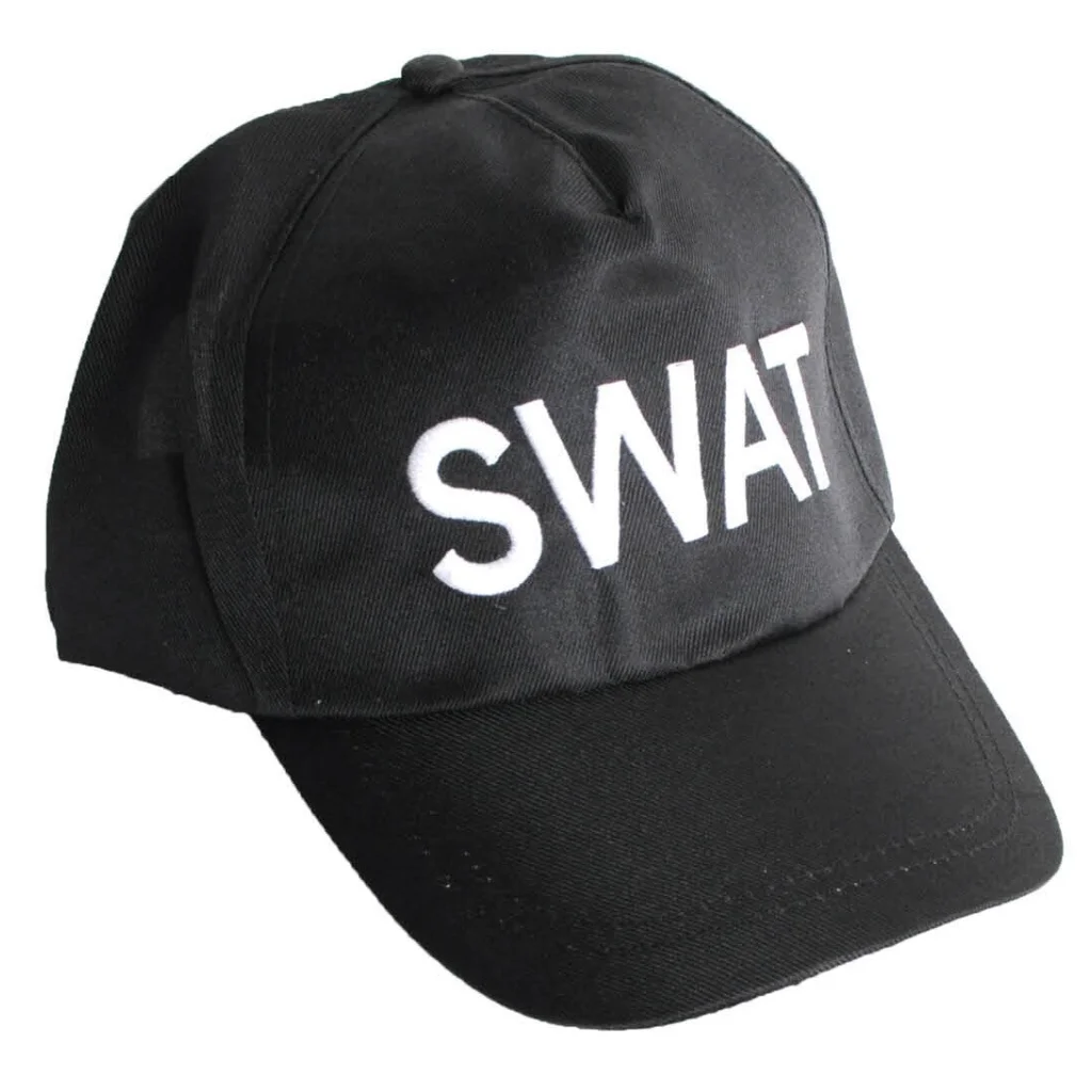 SWAT HAT Costume Party FBI Funny Accessory Police Cap Military Basebal ...