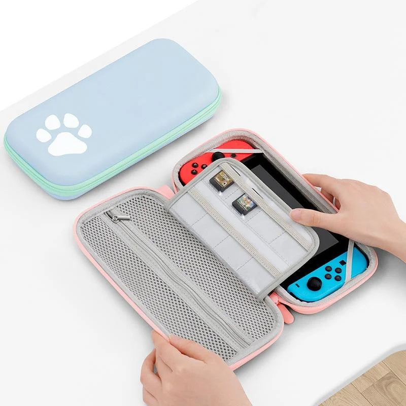 Switch Console Storage Bag With Cat Paw Design – Home My Garden