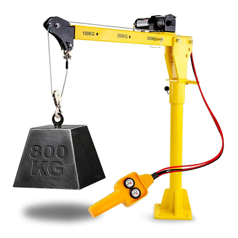 T-REX 800kg Hoist Winch Crane 12V 360 Degree Engine Car Truck Lift ...