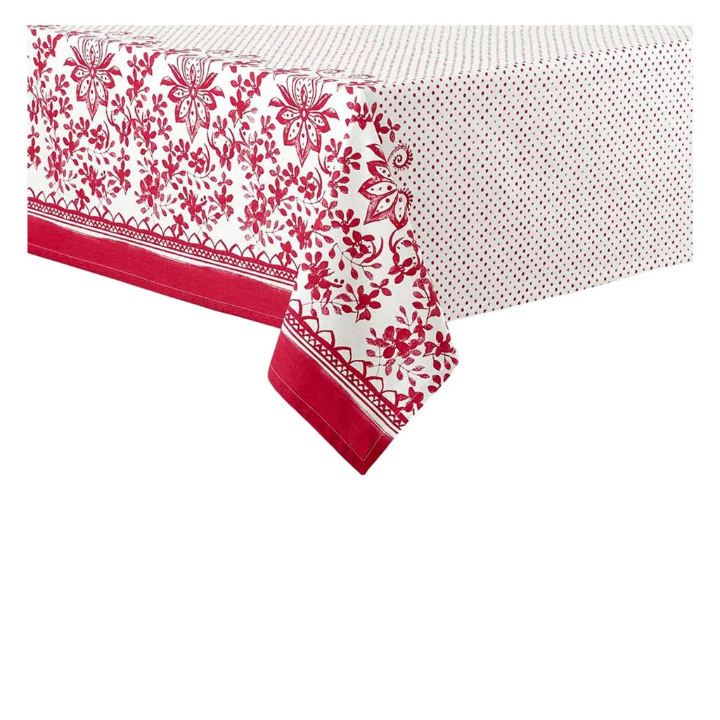 Tablecloth Ladelle Watercolour Floral Oblong 6 to 8 Seater 150x225 cm ...