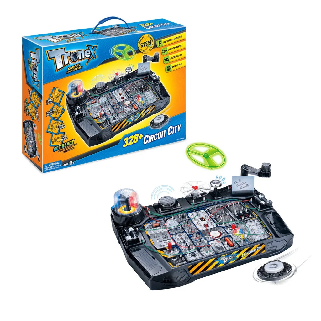 Tronex 328+ Circuit City STEM Kit Toy for Kids Educational Circuit Lea ...