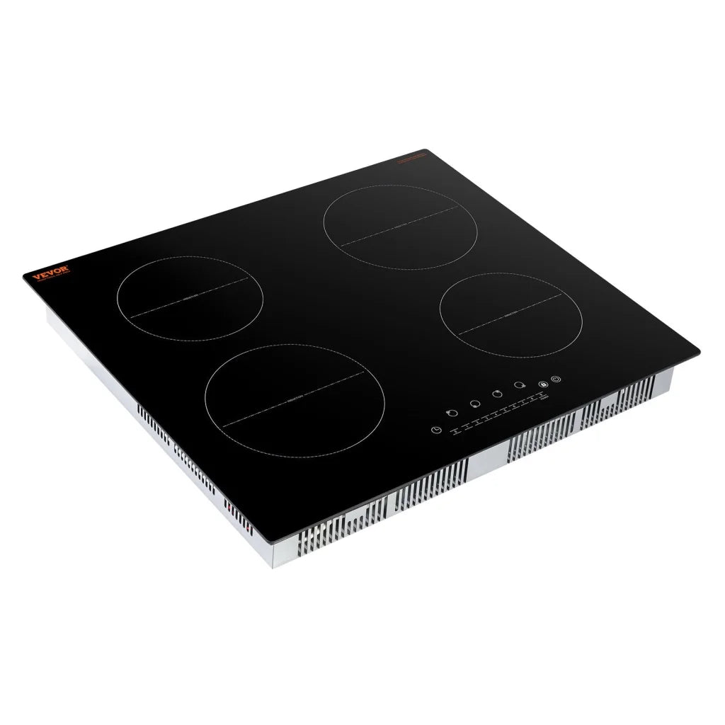 VEVOR 6000W 4 Burner Induction Cooktop Electric Countertop Burner Touc ...