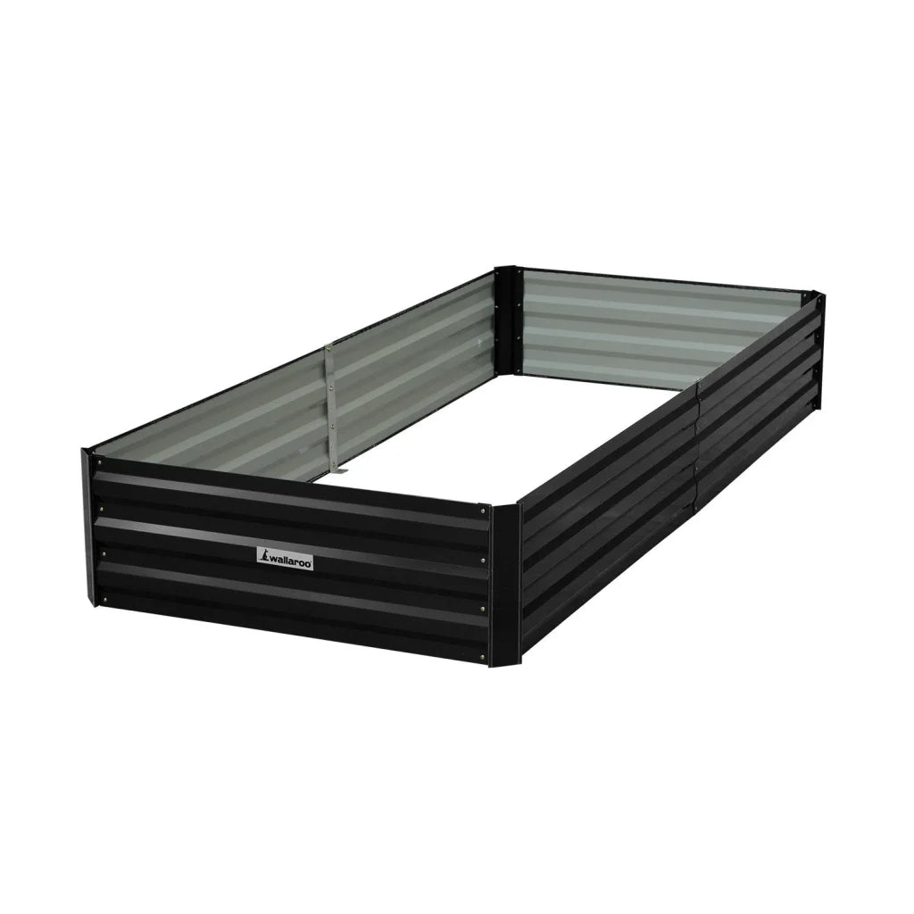 Wallaroo Garden Bed 210 x 90 x 30cm Galvanized Steel - Black – Home My ...