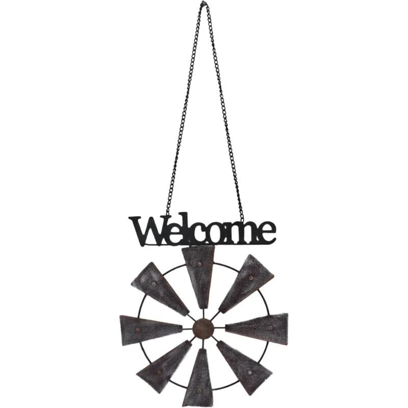 Welcome Windmill Wall Art 31x62cm – Home My Garden
