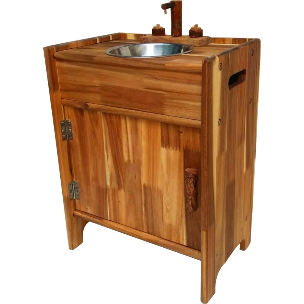 Wooden Sink - Natural – Home My Garden